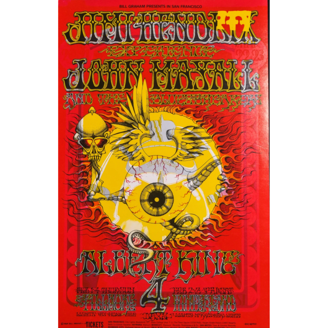 Jimi Hendrix – Rare Dead Posters