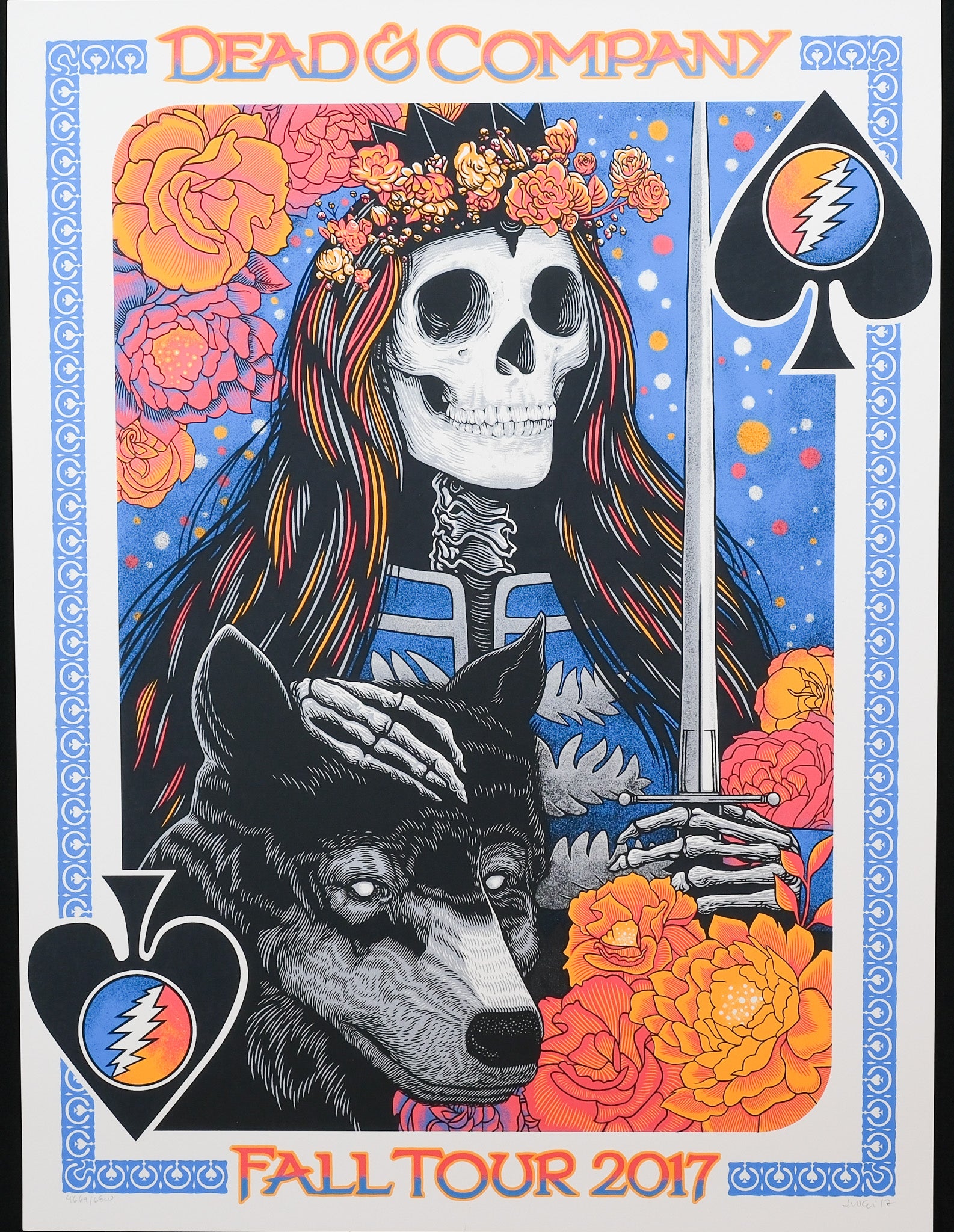John Vogl Dead and Company 2017 Fall Tour Artist Proof Concert Poster ...
