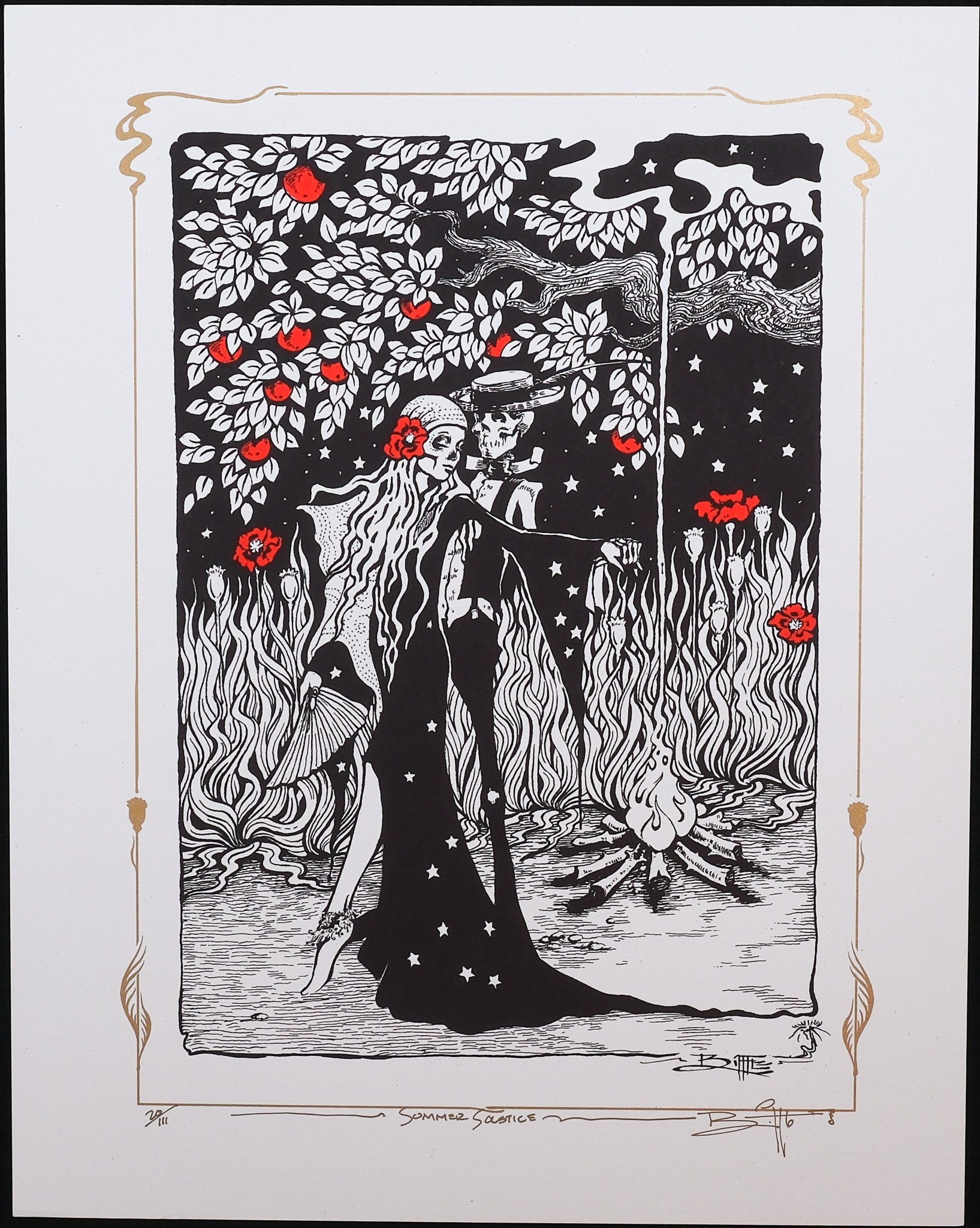 Richard Biffle Dead and Company 2022 Summer Solstice Screen Print ...