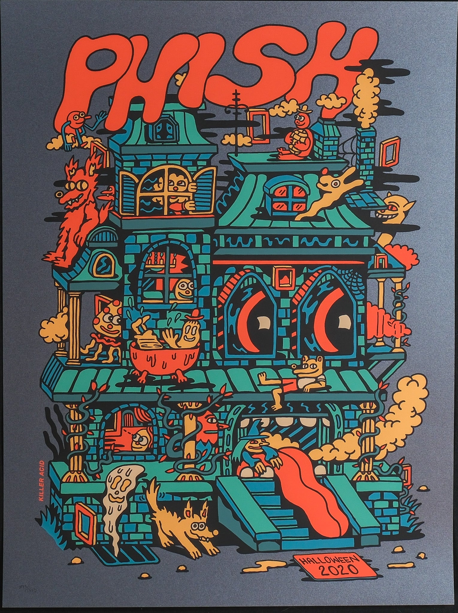Rob Corradetti Phish Halloween 2020 Concert Poster – Rare Dead Posters