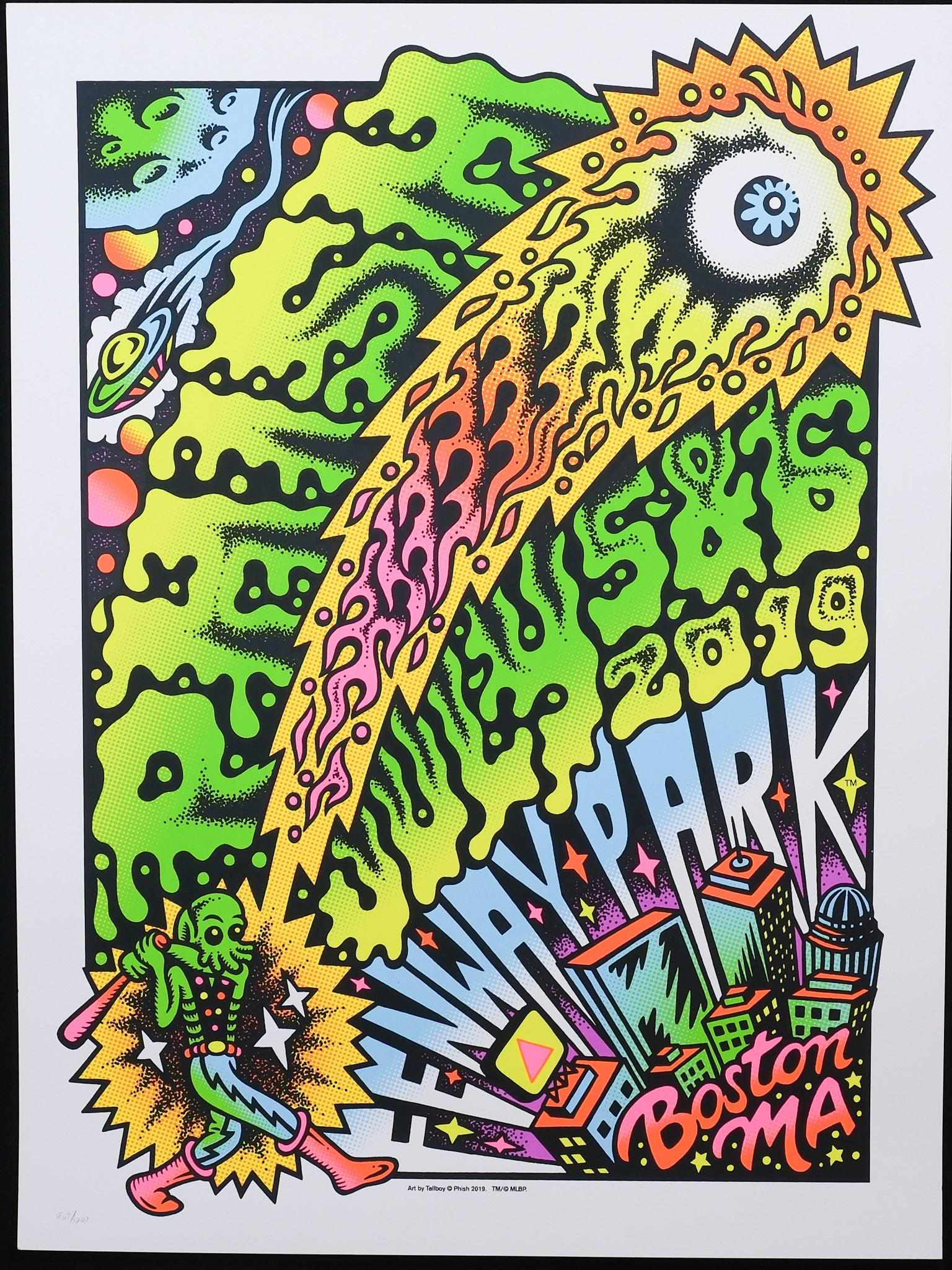 Tallboy Phish 2019 Boston Concert Poster – Rare Dead Posters