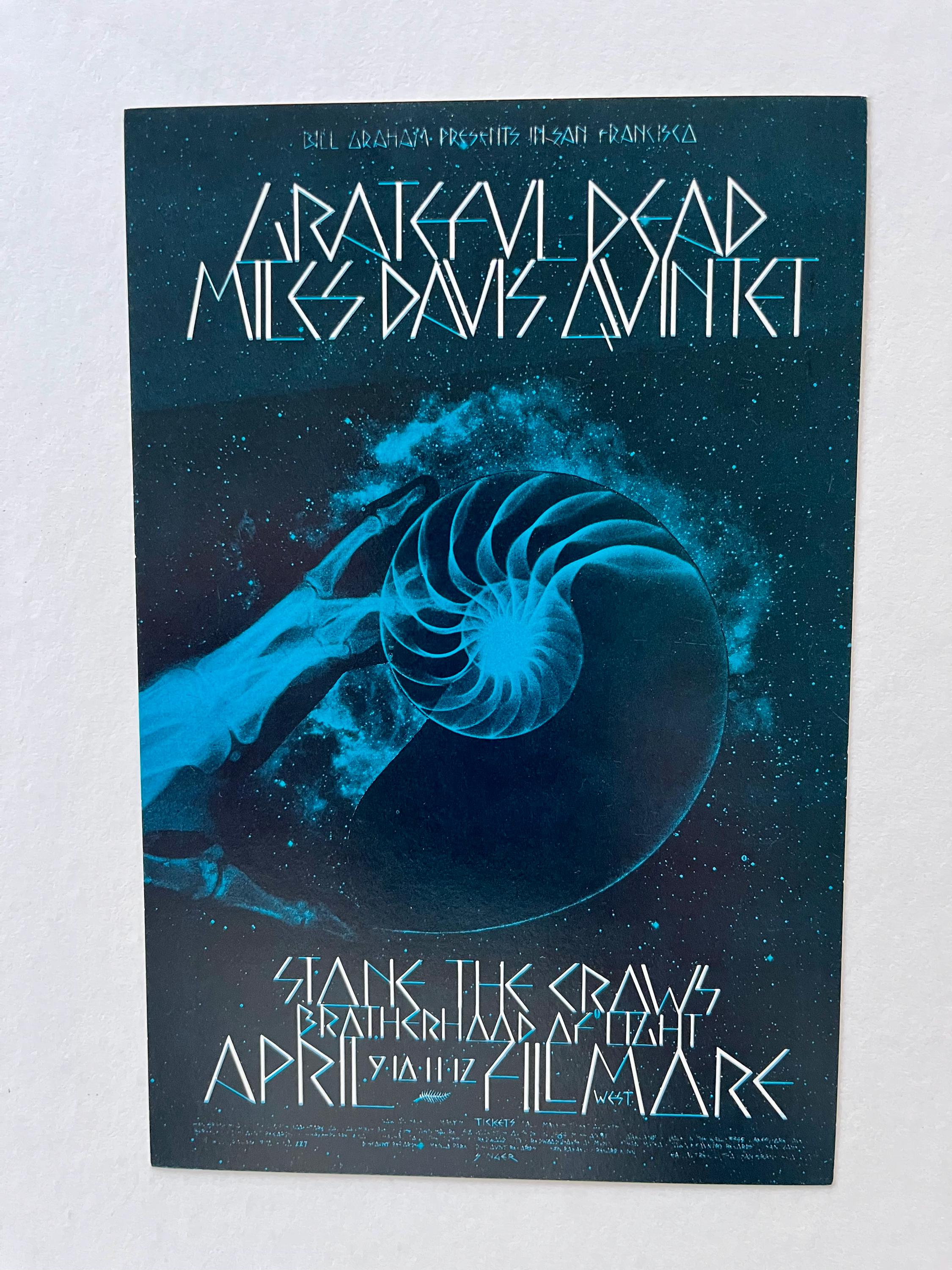 David Singer Grateful Dead Miles Davis Fillmore West 1970 BG-227-OPC-A ...