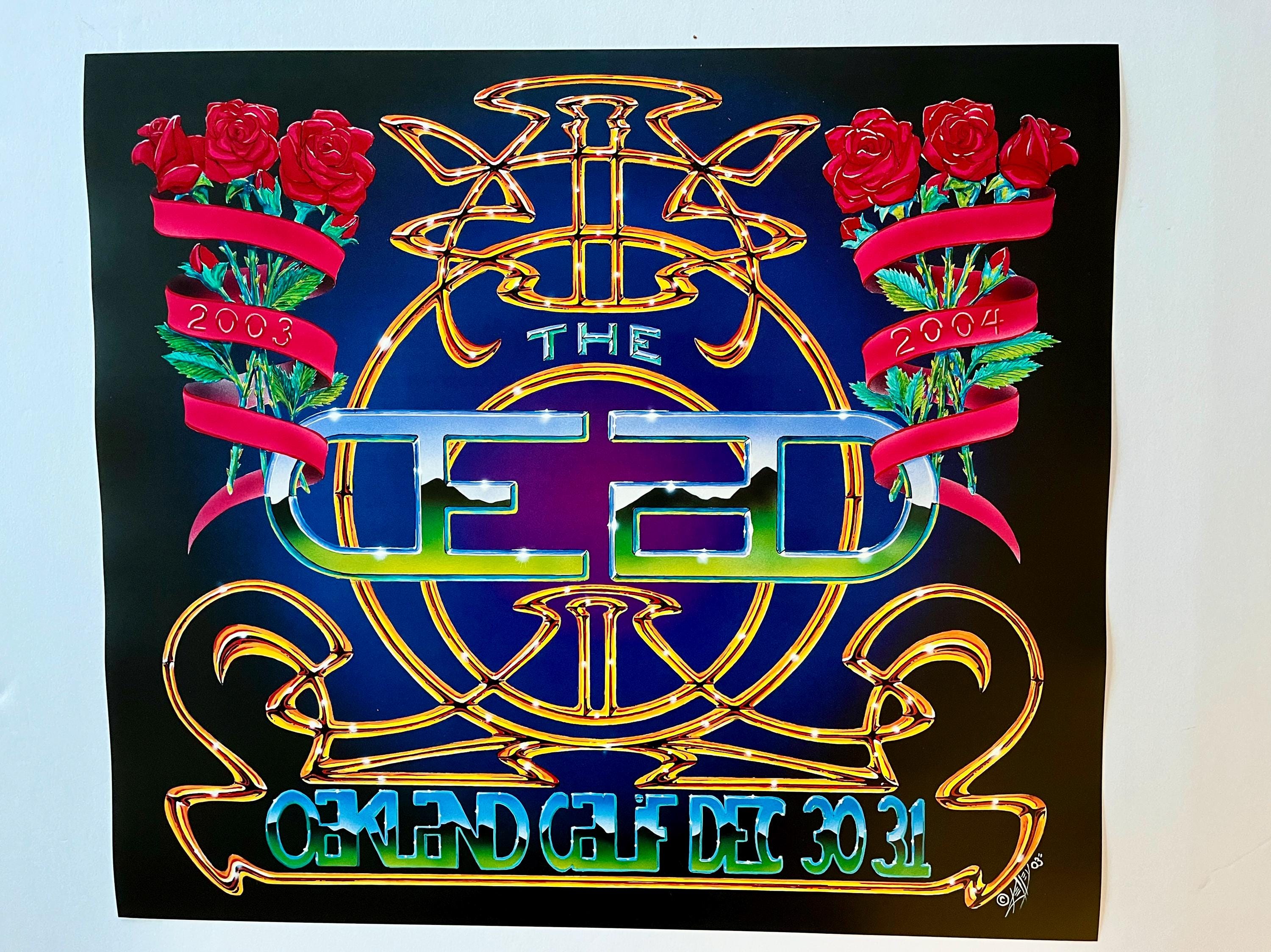 Alton Kelley The Dead 2003 Oakland NYE Tour Concert Poster – Rare Dead ...