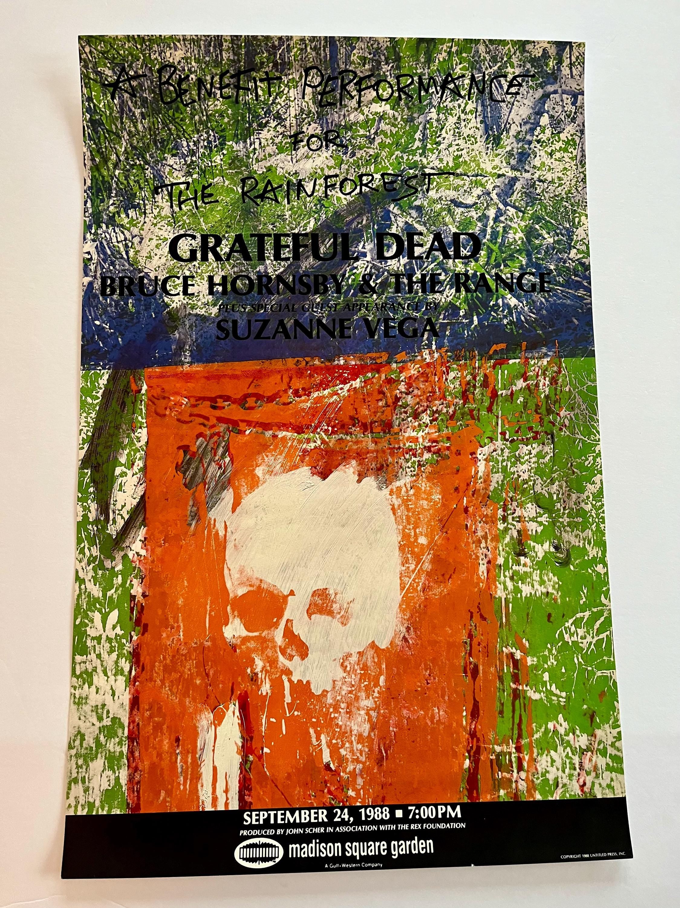 Grateful Dead Madison Square Garden NY 1988 Rainforest Benefit – Rare ...